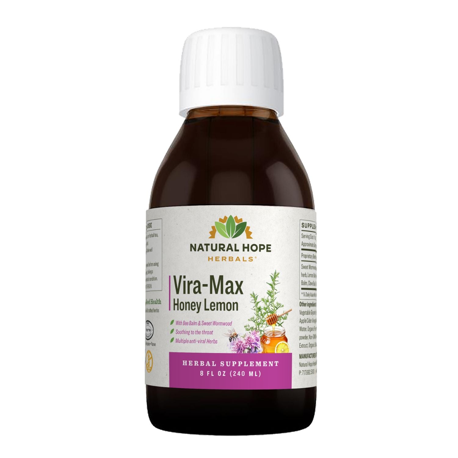 Vira-Max Honey Lemon Syrup - Natural Hope Herbals